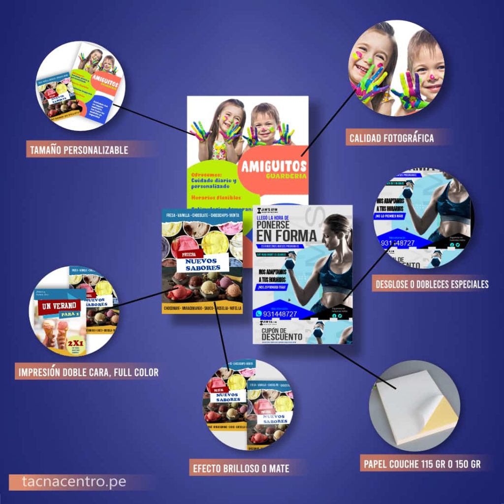Impresion de Volantes Publicitarios, Flyers full color - Tacna Centro