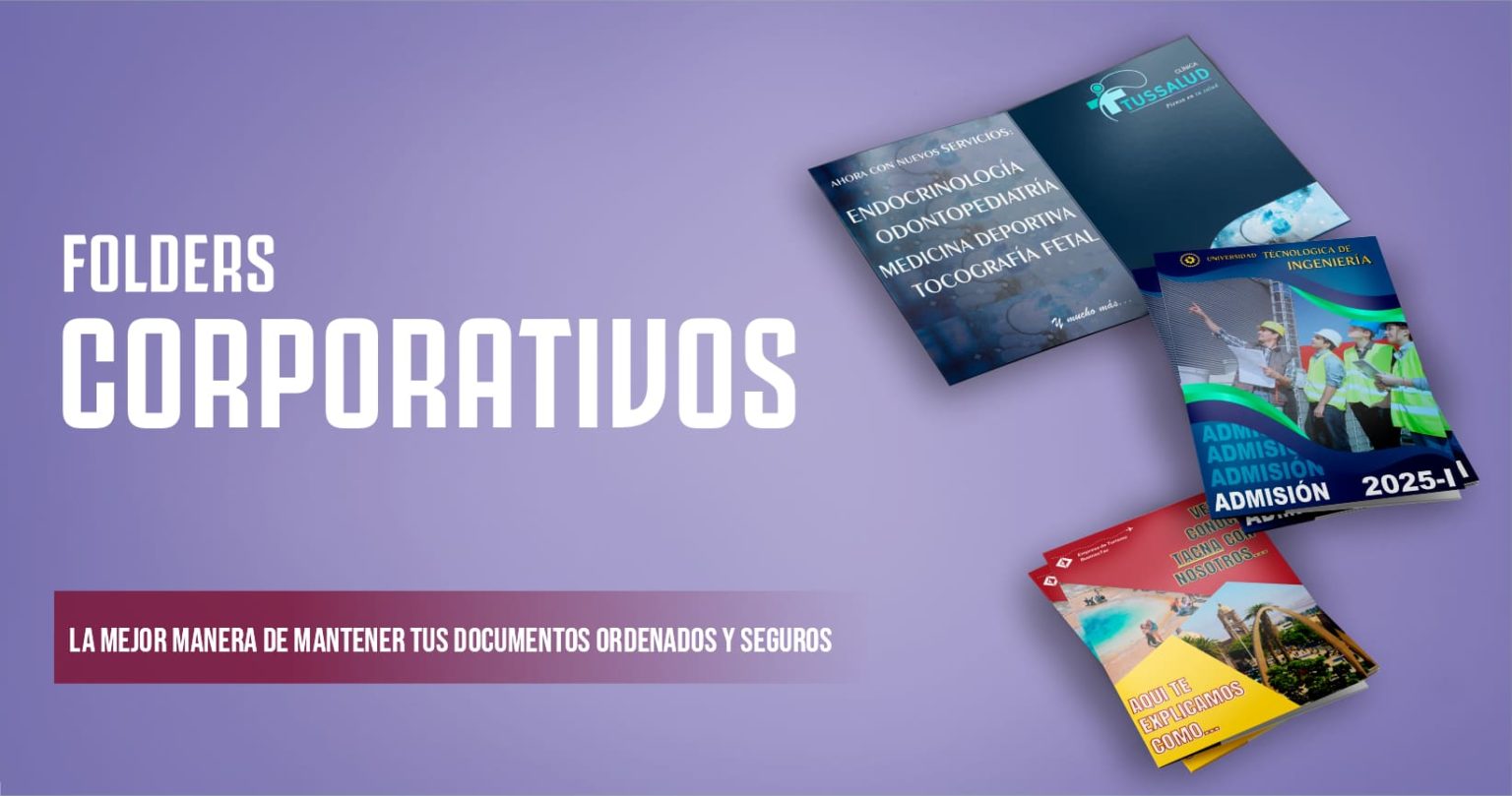 Impresion de Carpetas y Folders Corporativos - Tacna Centro