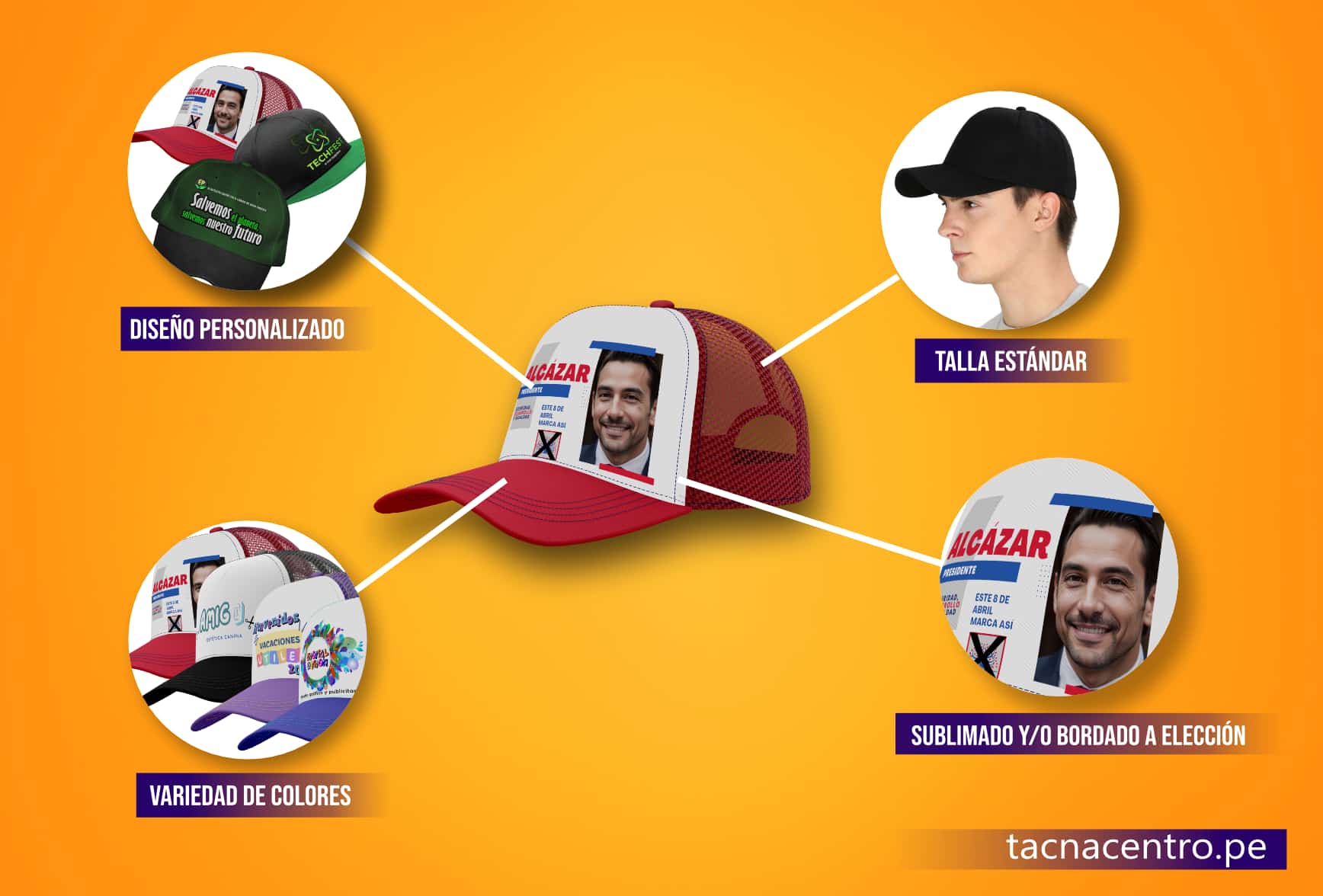 Gorras Publicitarias Personalizadas - Tacna Centro